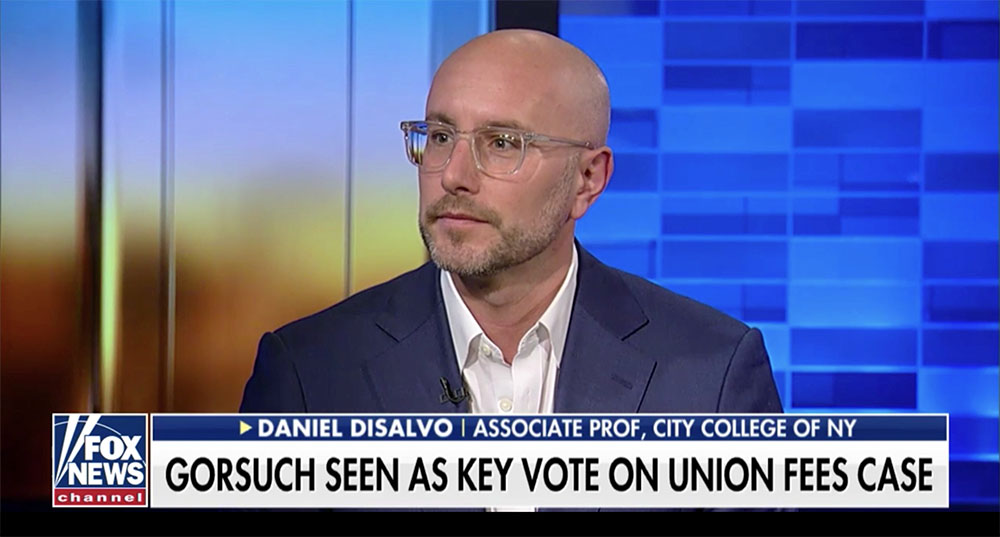 Dan DiSalvo with 'Fox and Friends First' on Janus, Union Fees ...