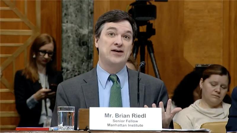 Testimony Before the U.S. Senate Committee on the Budget | Manhattan ...